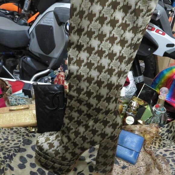 Fashion Nova | Shoes | Bogo Fashion Nova Over The Knee Houndstooth ...